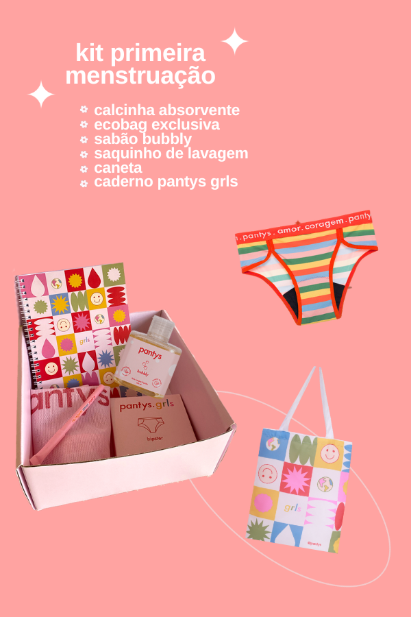 Kit primeira menstruação: a sua melhor solução– pantys